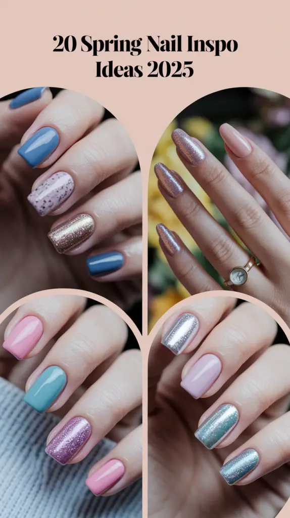 Spring Nail Inspo Ideas 2025 – 20 Fun & Aesthetic Designs in Red, Blue ...