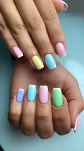 20 Best Spring Nails Square Ideas 2025 – Trending Short, Long & French ...