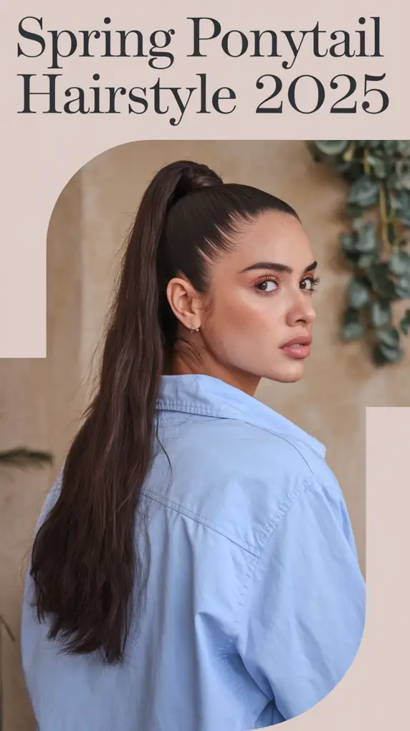 22 Spring Ponytail Hairstyle 2025 Ideas – Sleek, Braided, Wavy & Cute ...