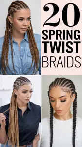 Spring Twist Braids 2025 – 20 Stunning Hairstyles for Short, Long ...