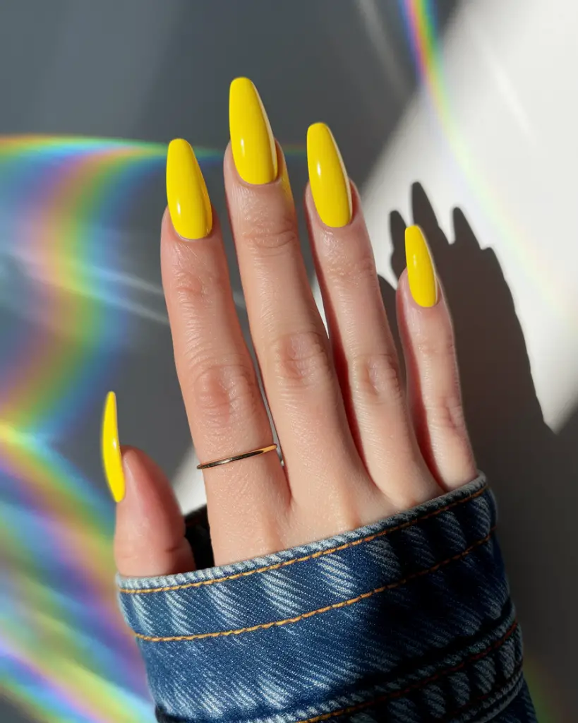 21 Yellow Spring Nails Ideas 2025 – Cute, Acrylic, Almond, Short ...