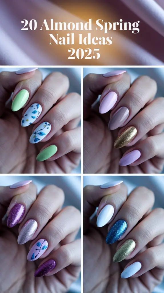 20 Almond Spring Nail Ideas 2025 – Cute, Classy & Simple Designs in ...