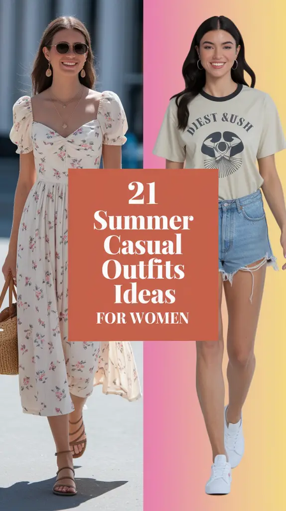 Summer 2025 Casual Outfits Ideas for Women – 21 Smart and Stylish Looks