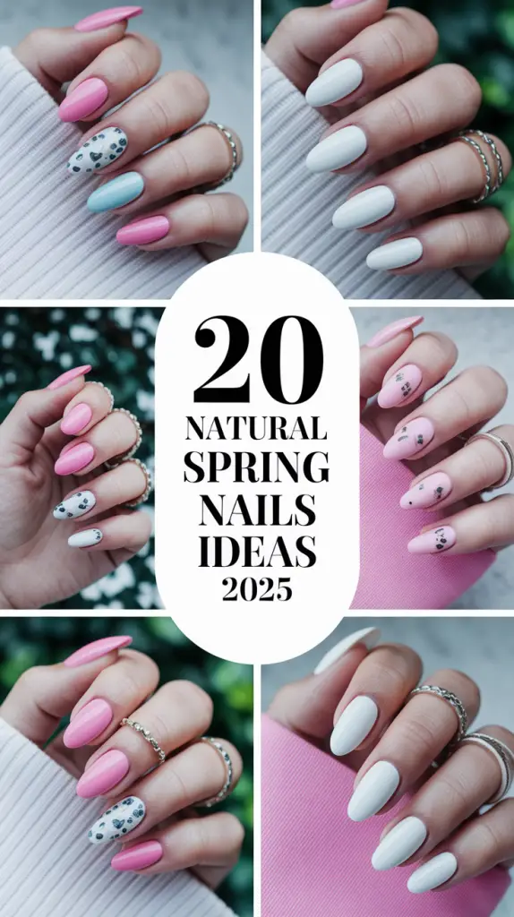 20 Natural Spring Nails Ideas 2025 – Cute, Simple, Short, Almond ...