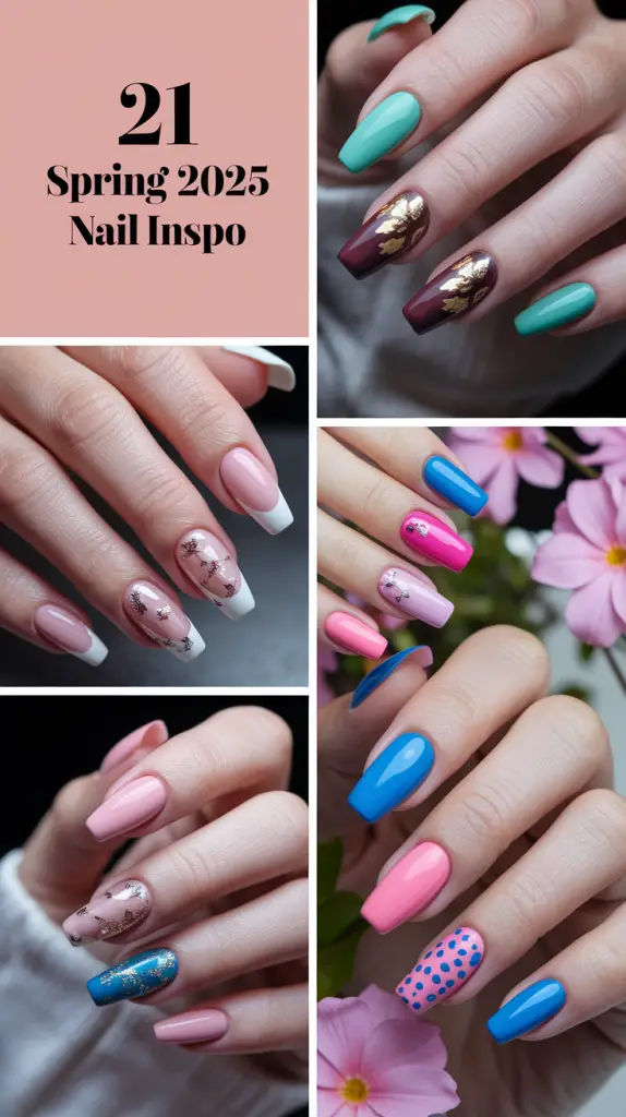 21 Spring 2025 Nail Inspo Ideas – Trendy Pastel Color Designs with Gel, Dip, & Art
