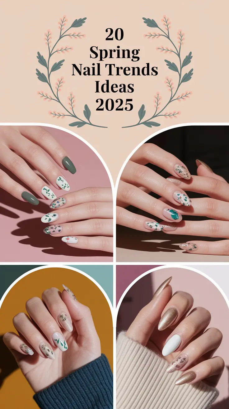 Spring Nail Trends Ideas 2025 – 20 Trending Colors & Designs | Biab ...