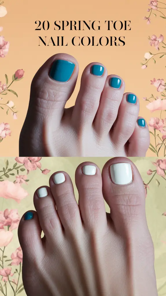 20 Trendy Spring Toe Nail Colors 2025 – Pedicures for All Skin Tones