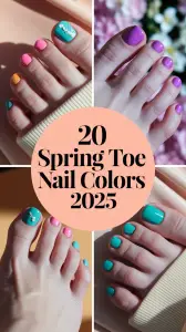 20 Trendy Spring Toe Nail Colors 2025 – Pedicures for All Skin Tones