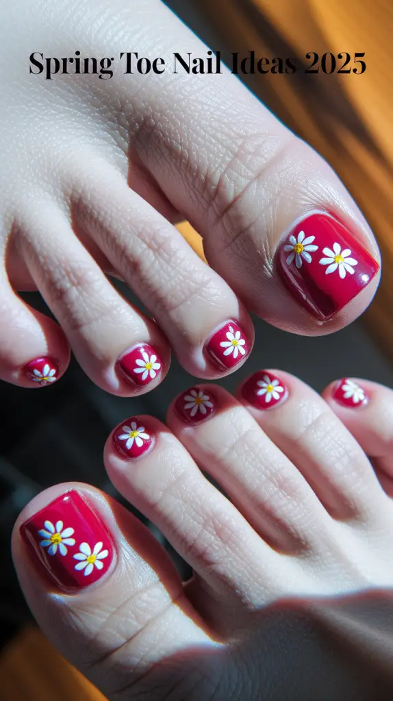 20 Spring Toe Nail Ideas 2025 – Cute, Simple, and Gel Pedicure Designs