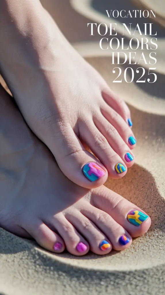 20 Vocation Toe Nail Colors Ideas 2025 – Trendy Beach & Summer Designs