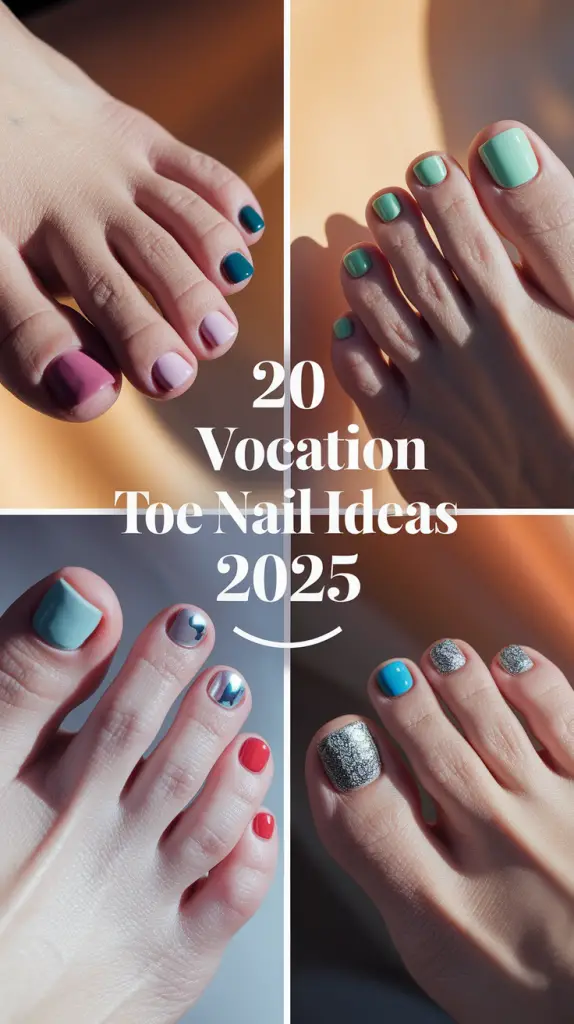 20 Vacation Toe Nail Ideas 2025 – Cute and Trendy Pedicures for the ...