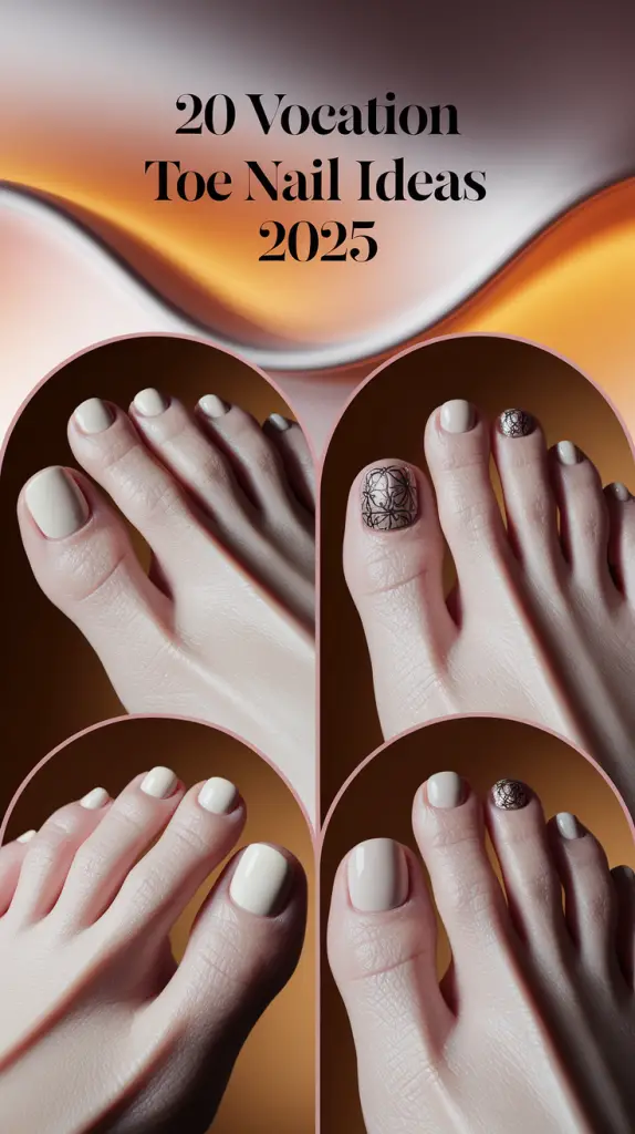 20 Vacation Toe Nail Ideas 2025 – Cute and Trendy Pedicures for the ...