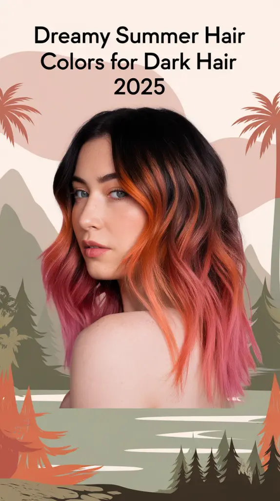 Dreamy Summer Hair Colors for Dark Hair 2025 – 21 Ideas for Brunettes ...