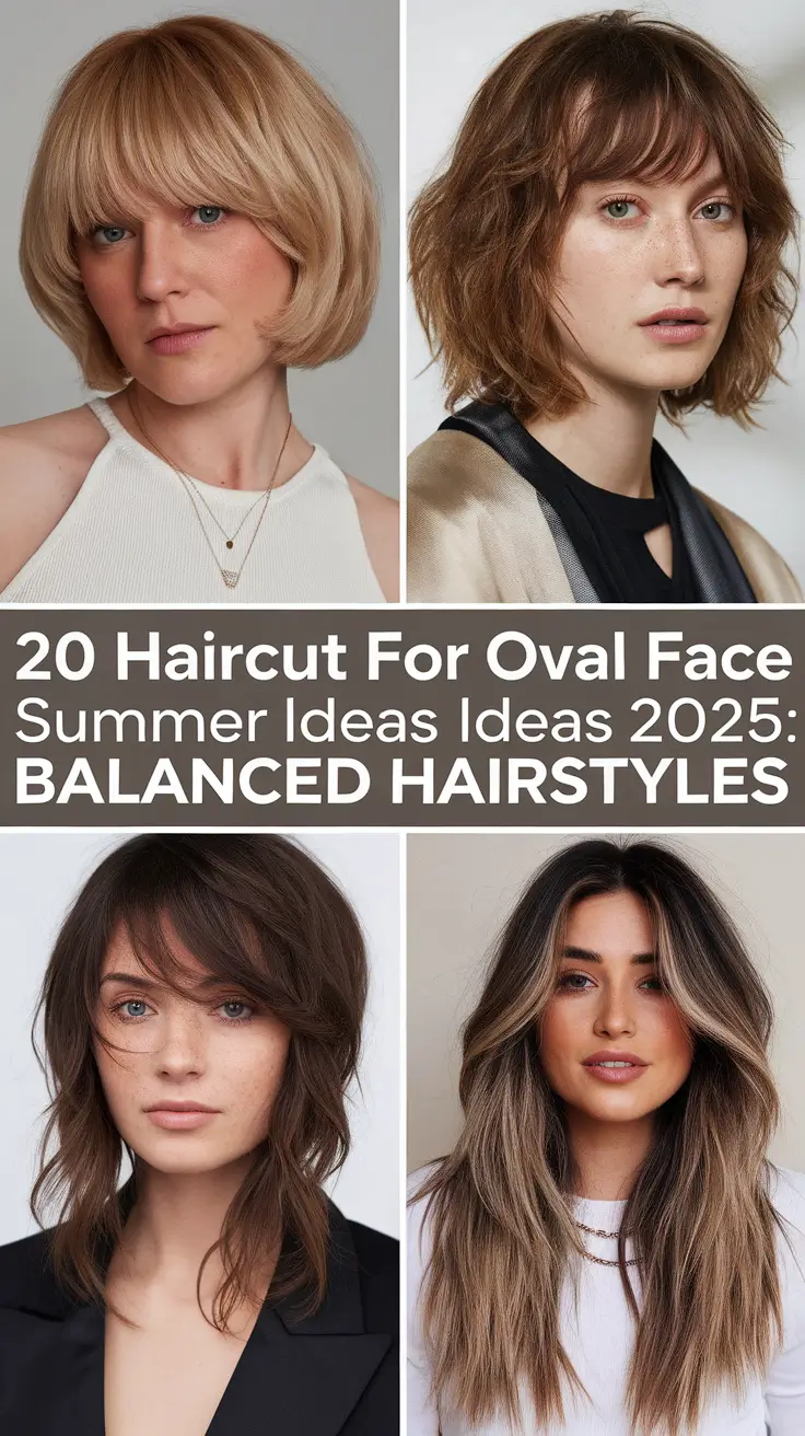 Best Haircut for Oval Face Summer 2025: Balanced Hairstyles for Every Shape