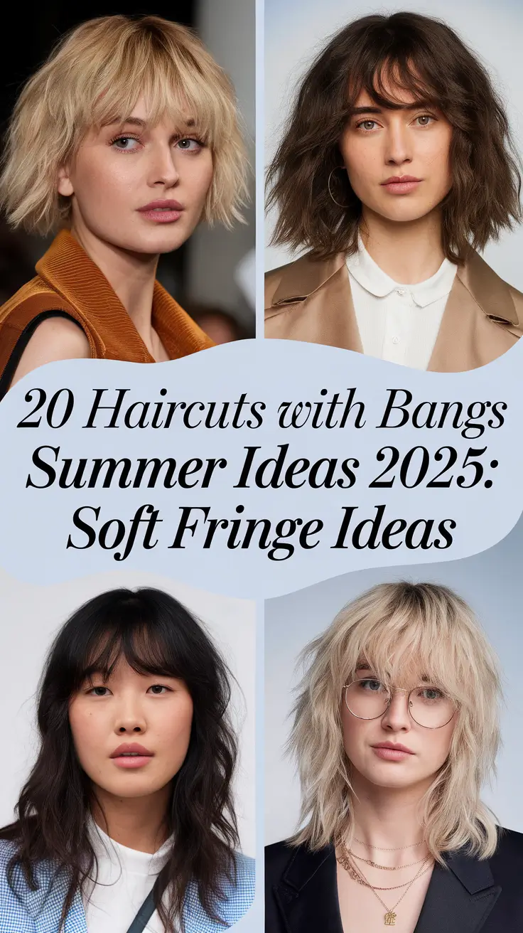 Haircuts with Bangs – Summer Ideas 2025 | Best Medium Hair Curtain ...