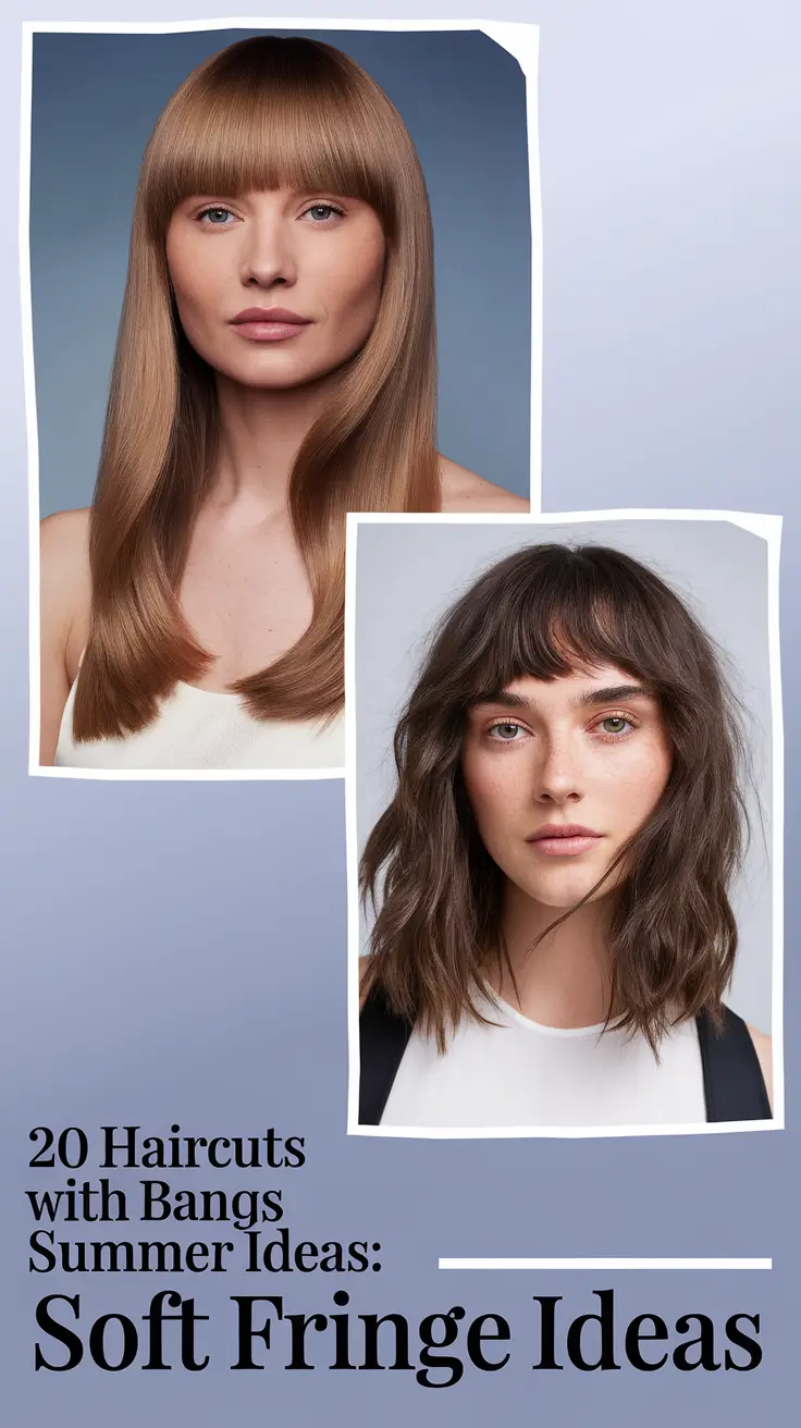 Haircuts with Bangs – Summer Ideas 2025 | Best Medium Hair Curtain ...