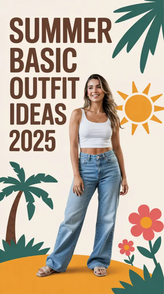 Summer Basic Outfit Ideas 2025 – 21 Cute & Simple Looks for School ...
