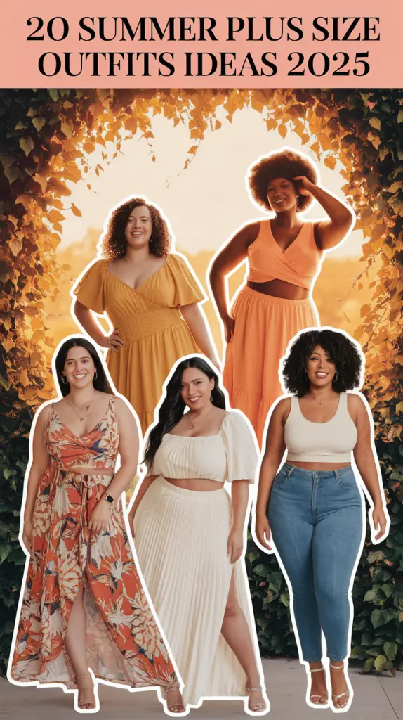 Summer Plus Size Outfits Ideas 2025: Casual, Work, Birthday & Beach ...