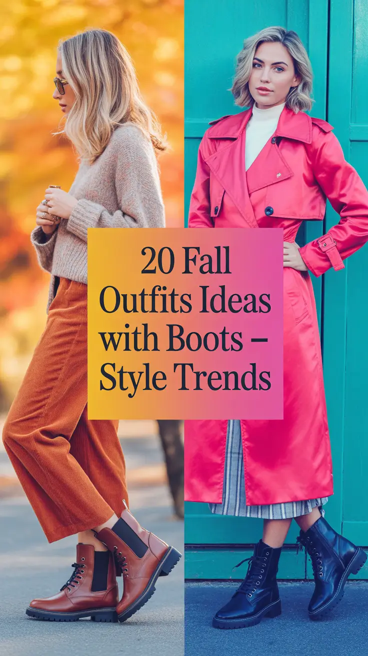 Fall Outfits Ideas with Boots – Style Trends for 2025: Classy, Cozy ...