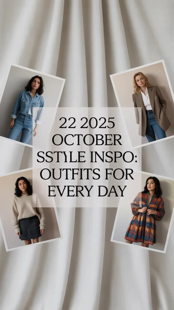 2025 October Style Inspo: Outfits for Every Day – Casual & Aesthetic ...