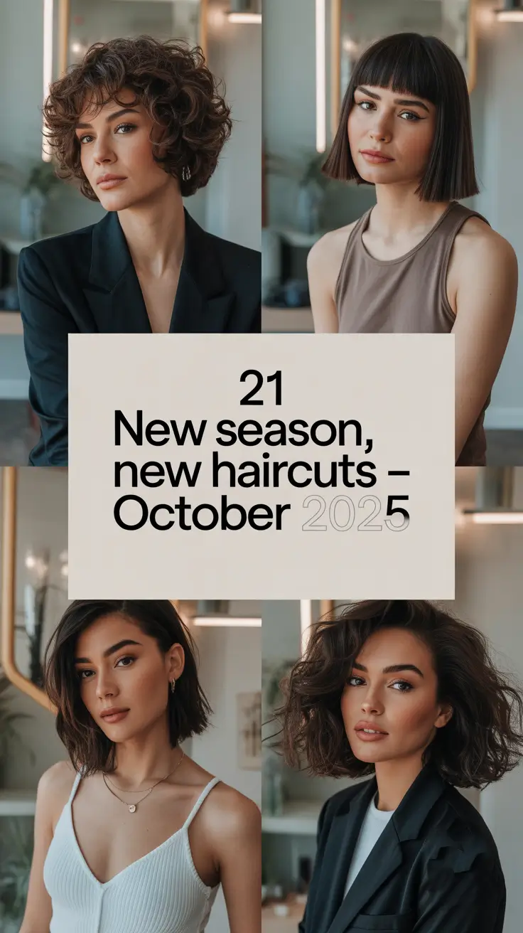 New Season, New Haircuts – October 2025 | October Hair Color Ideas
