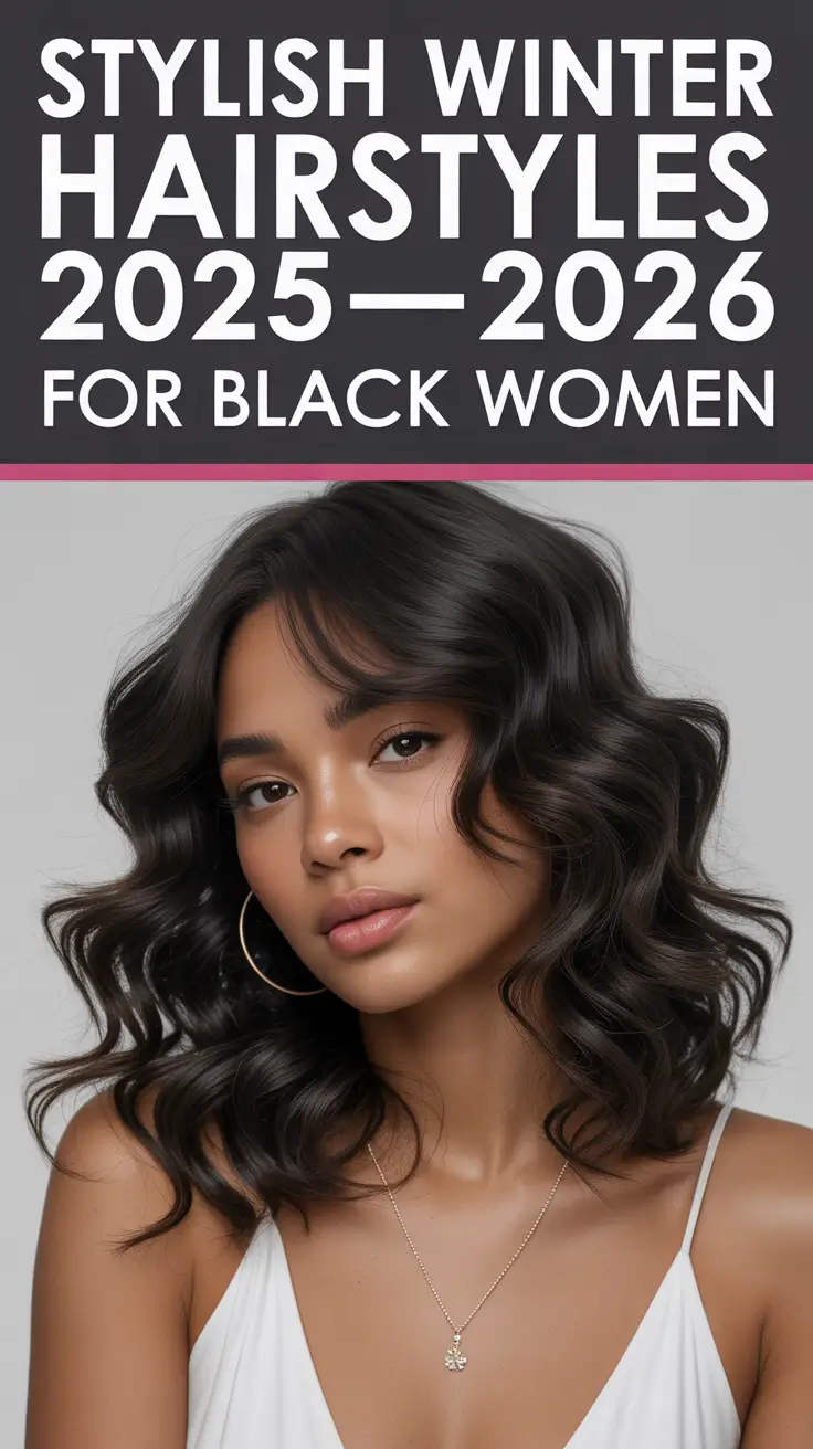 Stylish Winter Hairstyles 2025–2026 for Black Women | Braids & Wigs