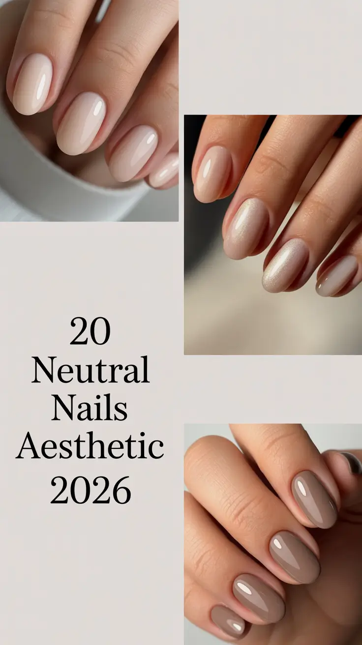 Neutral Nails Aesthetic 2026 – Elegant Ideas & Pretty Designs