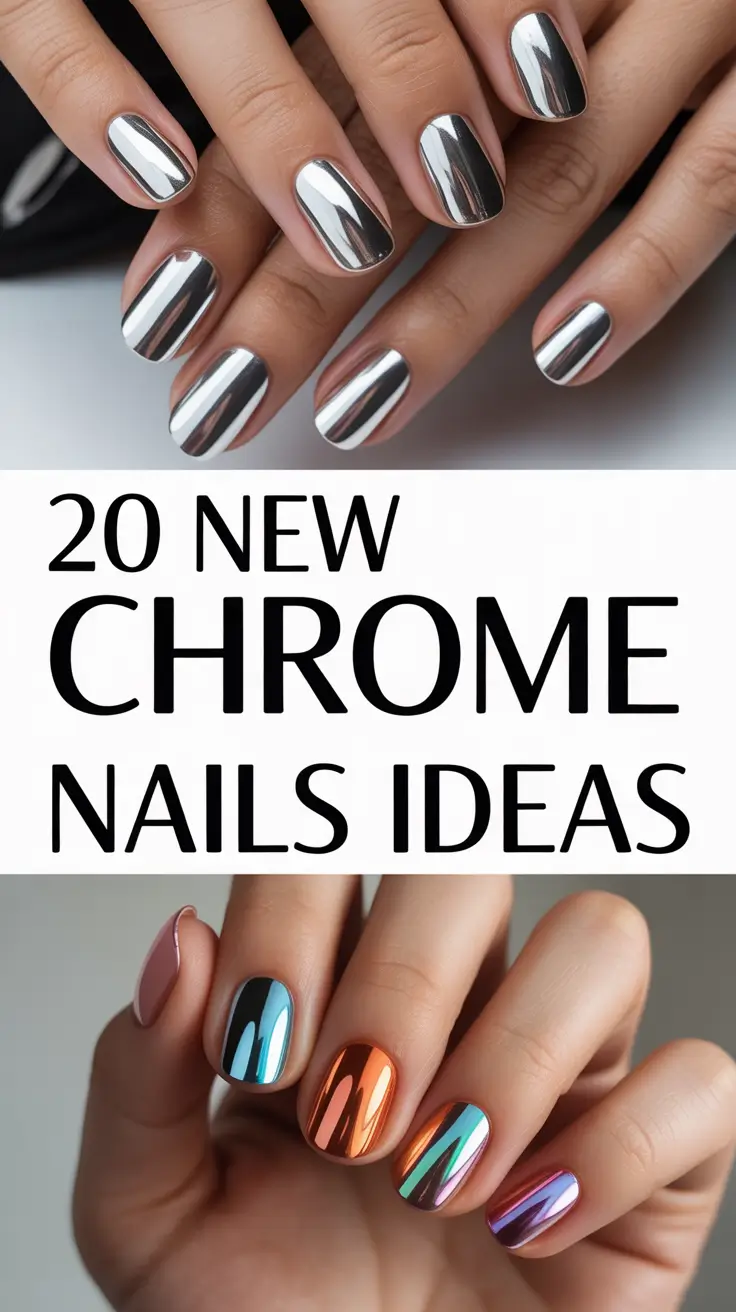 New Chrome Nails Ideas 2026 – Best Light Pink Chrome Nails Designs for ...