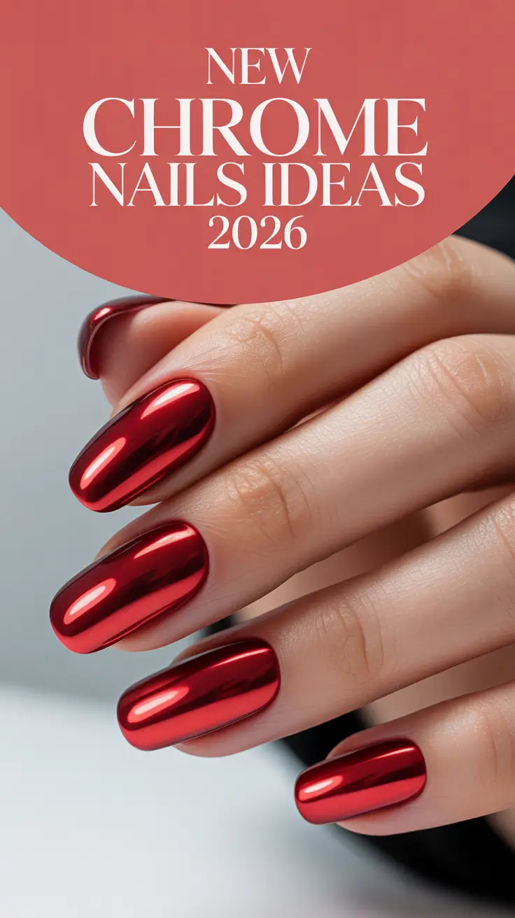 New Chrome Nails Ideas 2026 – Best Light Pink Chrome Nails Designs for ...