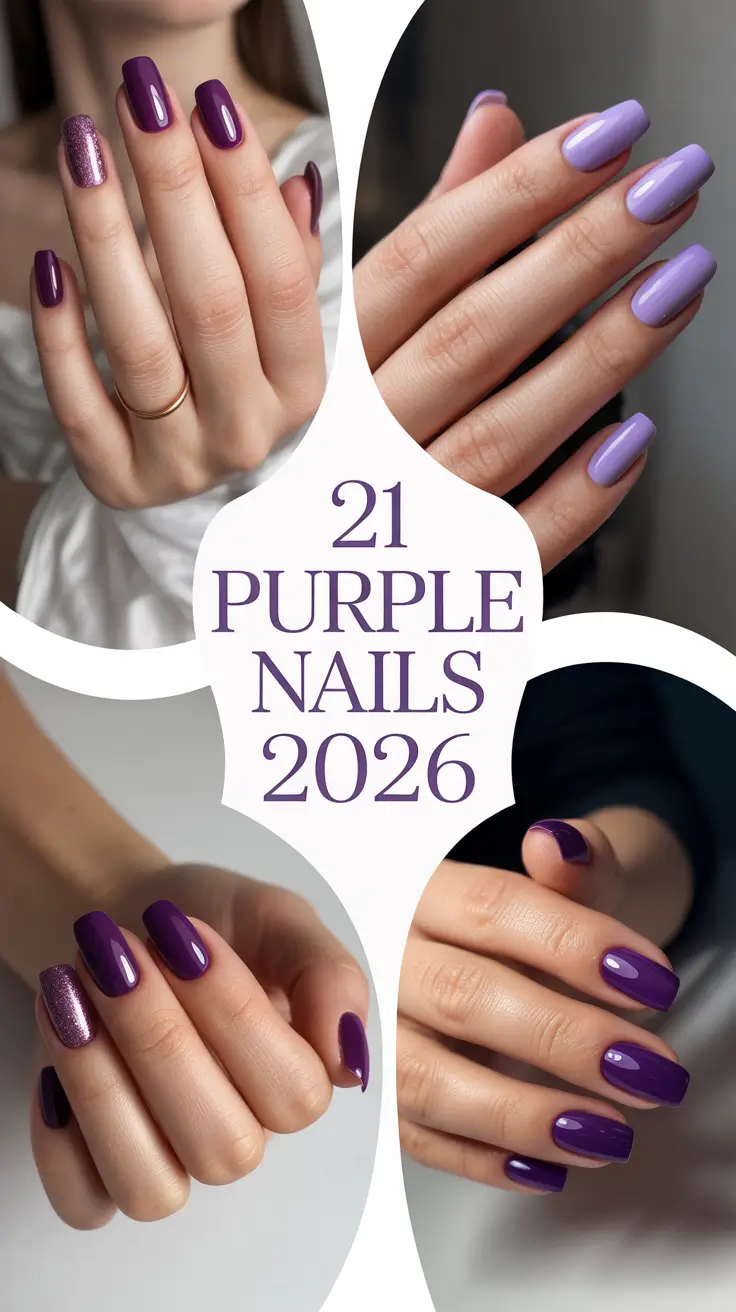 Purple Nails 2026: Trendy Designs, Aesthetic Ideas & Inspo for Every Style