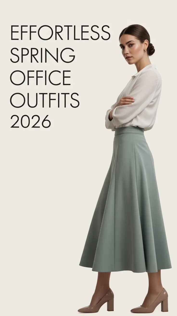 Effortless Spring Office Outfits 2026 – Chic Workwear Ideas & spring ...