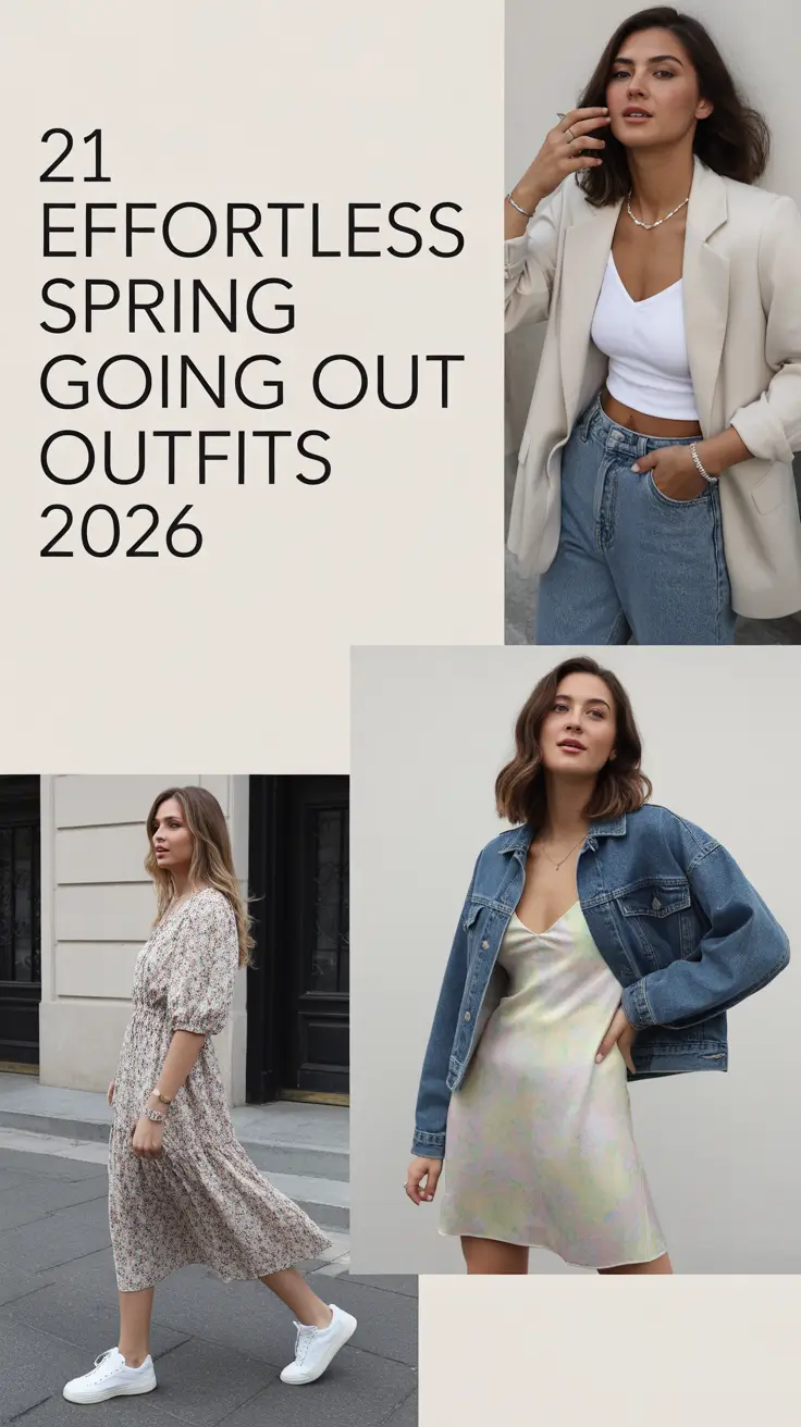 Effortless Spring Going Out Outfits 2026 – Chic Casual Inspo
