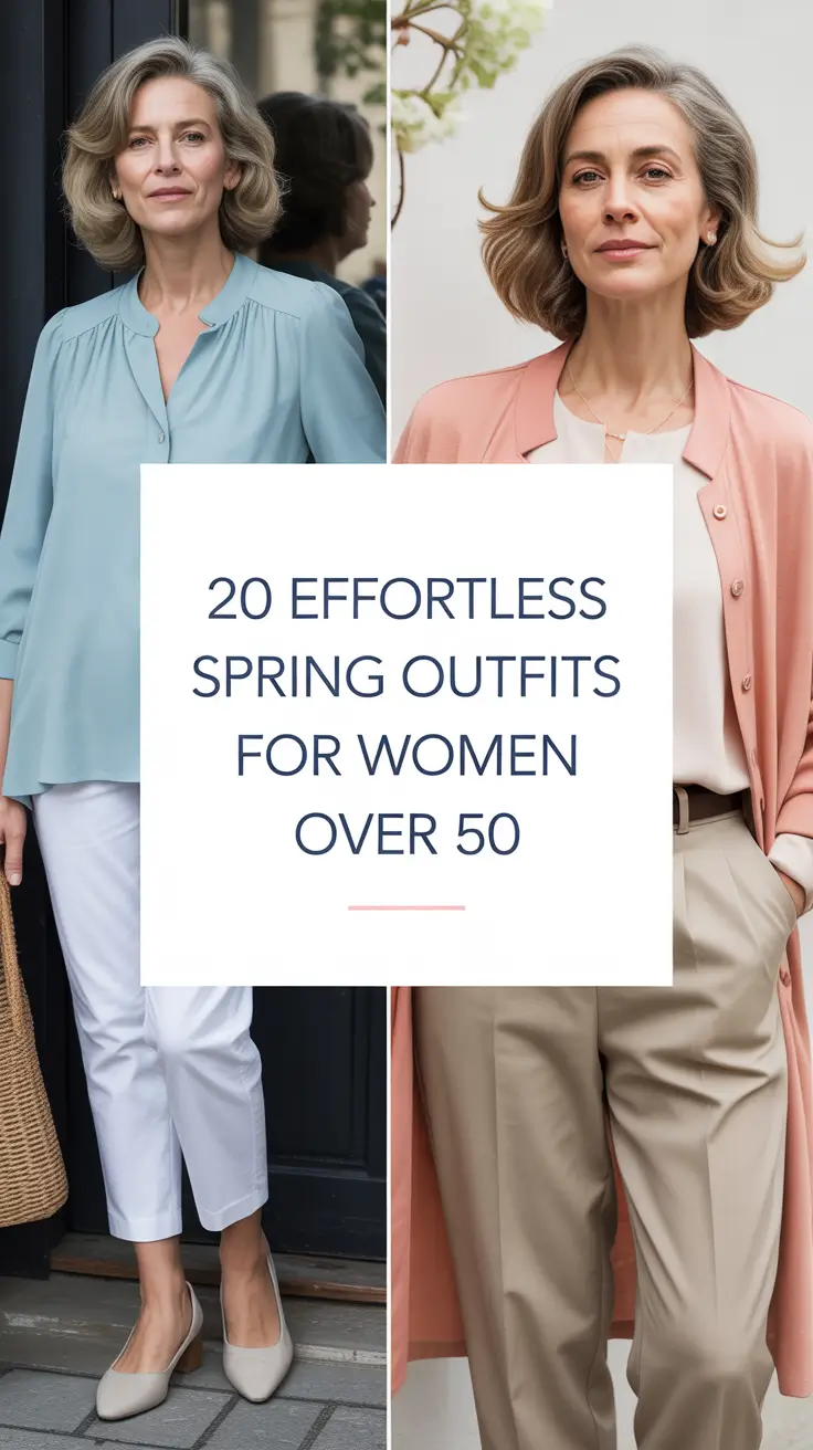 Effortless Spring Outfits for Women Over 50 2026 – Classy, Cute ...