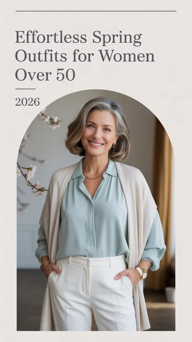 Effortless Spring Outfits for Women Over 50 2026 – Classy, Cute ...