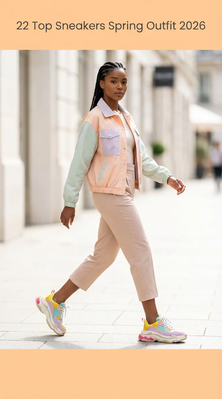 Top Sneakers Spring Outfit 2026 – Best Casual & Chic Looks for Women ...