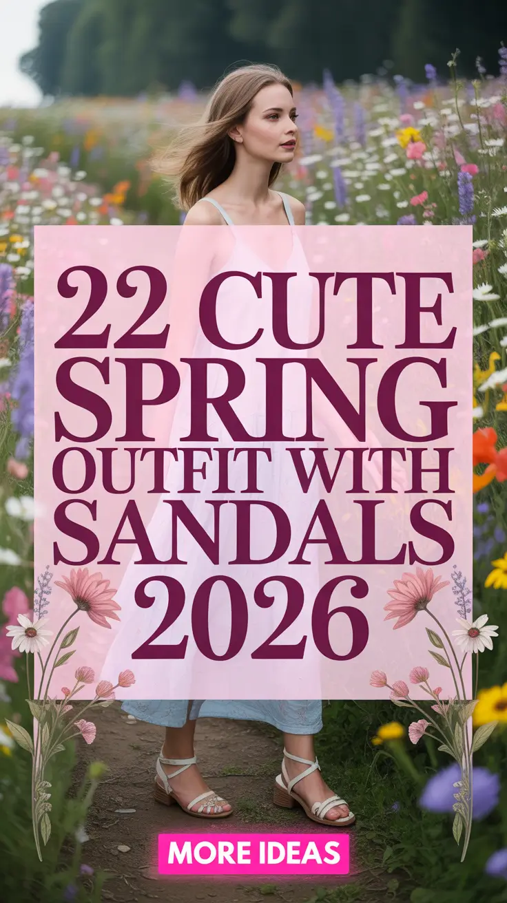Cute Spring Outfit With Sandals 2026 – Casual Spring Style Ideas ...